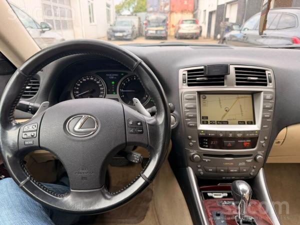 Dzeltens Lexus IS 2009 Rīga, ar dzinēja tilpumu 2.50 L un nobraukumu 268 tūkst. km par 3999 €, foto 9 vietnē AUTOMOTO.COM.LV