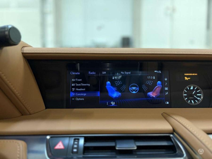 White Lexus LC 500 2021 in Vilnius, with an engine capacity of 4.97 L and mileage of 65 thousand km for 75999 €, photo 29 on AUTOMOTO.COM.LV