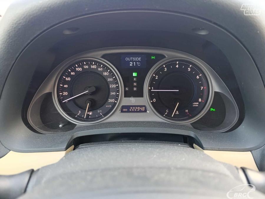 Zaļš Lexus LS 250 2009 Avižieniai, ar dzinēja tilpumu 2.50 L un nobraukumu 223 tūkst. km par 4000 €, foto 18 vietnē AUTOMOTO.COM.LV