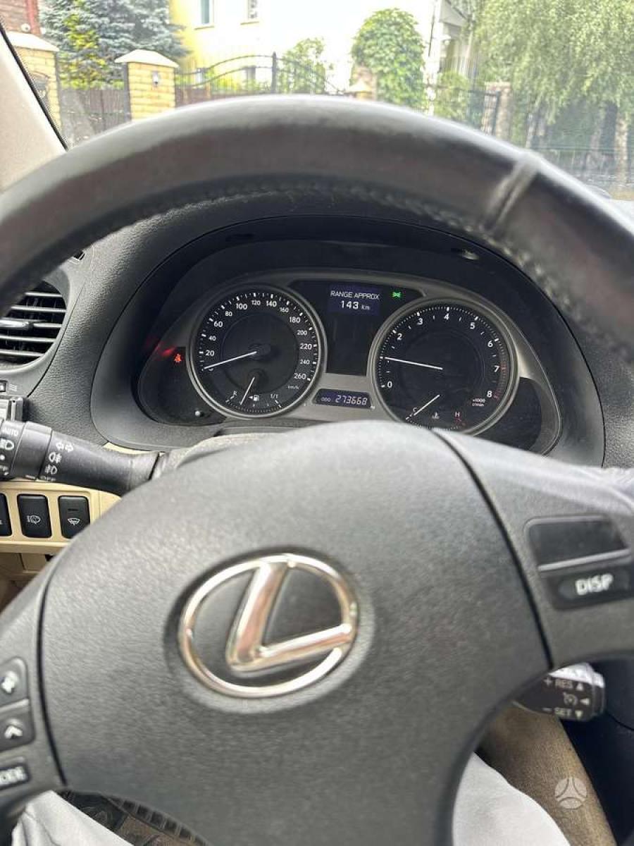 Dzeltens Lexus LS 250 2007 Viļņa, ar dzinēja tilpumu 2.50 L un nobraukumu 273 tūkst. km par 3450 €, foto 17 vietnē AUTOMOTO.COM.LV