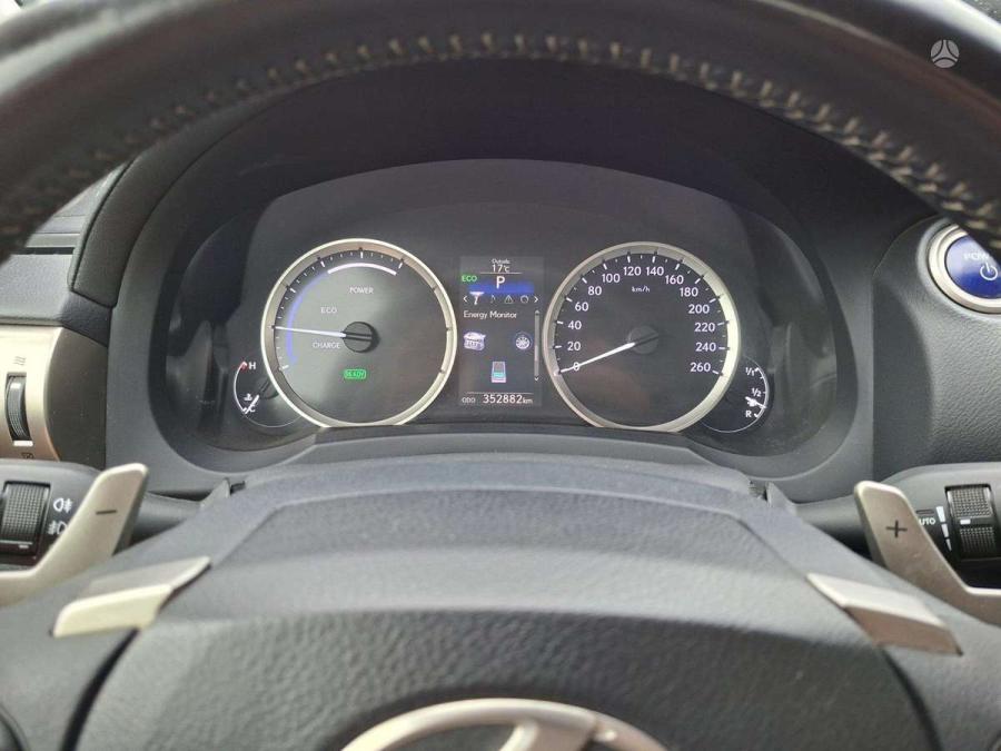 Blue Lexus LS 300h 2015 in Panevezys, with an engine capacity of 2.49 L and mileage of 352 thousand km for 9700 €, photo 14 on AUTOMOTO.COM.LV