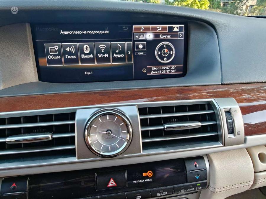 Melns Lexus LS 460 2015 Šauļi, ar dzinēja tilpumu 4.61 L un nobraukumu 349 tūkst. km par 14900 €, foto 10 vietnē AUTOMOTO.COM.LV