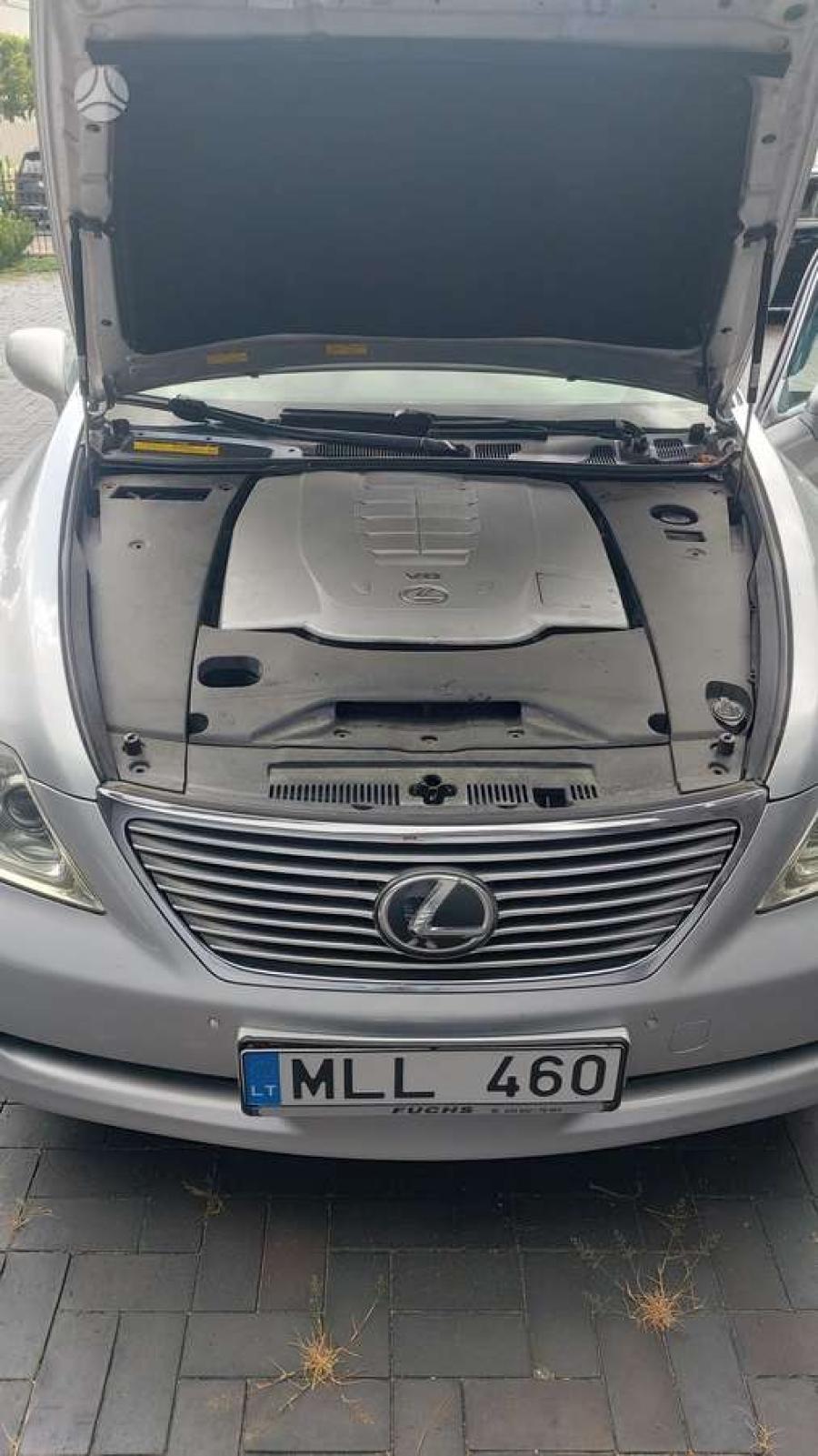 Pelēks Lexus LS 460 2007 Kauņa, ar dzinēja tilpumu 4.61 L un nobraukumu 243 tūkst. km par 8900 €, foto 8 vietnē AUTOMOTO.COM.LV