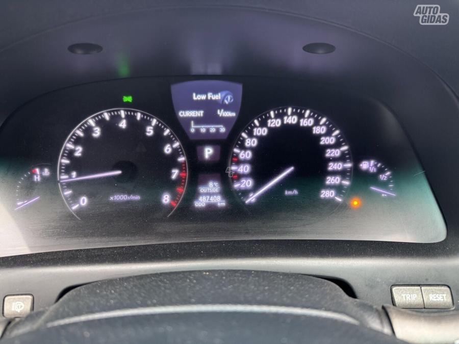 Lexus LS 460 2007 Klaipėda, ar dzinēja tilpumu 4.60 L un nobraukumu 346 tūkst. km par 9450 €, foto 10 vietnē AUTOMOTO.COM.LV