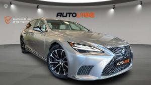 Grey Lexus LS 500h 2021 in Vilnius, with an engine capacity of 3.50 L and mileage of 115 thousand km for 59989 €, photo 7 on AUTOMOTO.COM.LV