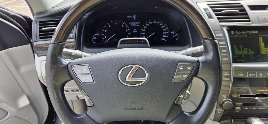 Серый Лексус LS 600h 2008 в Паневежис, объемом двигателя 4.97 л и пробегом 211 тыс. км за 9900 €, фото 29 на AUTOMOTO.COM.LV
