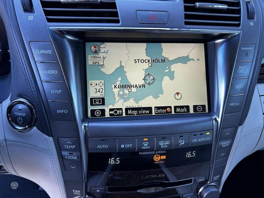Lexus LS 600h 2008 in Vilnius, with an engine capacity of 4.97 L and mileage of 220 thousand km for 16777 €, photo 27 on AUTOMOTO.COM.LV