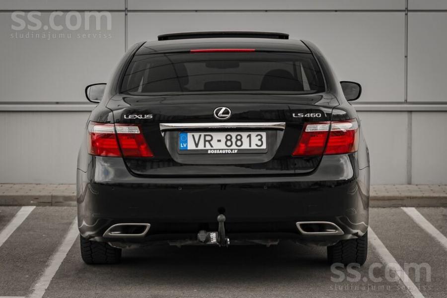 Black Lexus LS 2007 in Riga, with an engine capacity of 4.60 L and mileage of 278 thousand km for 8950 €, photo 6 on AUTOMOTO.COM.LV