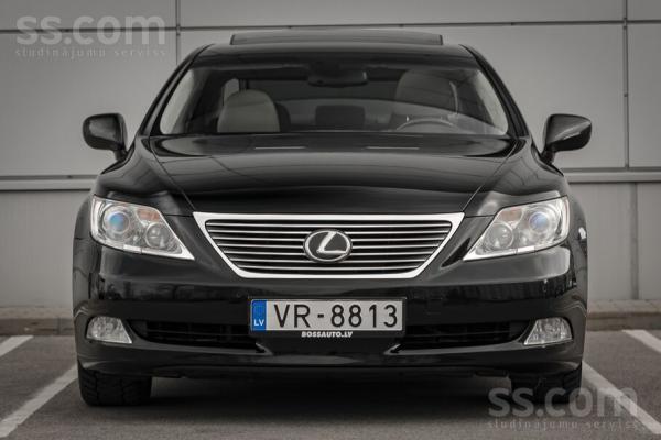 Черный Лексус ЛС 2007 в Рига, объемом двигателя 4.60 л и пробегом 278 тыс. км за 8950 €, фото 2 на AUTOMOTO.COM.LV