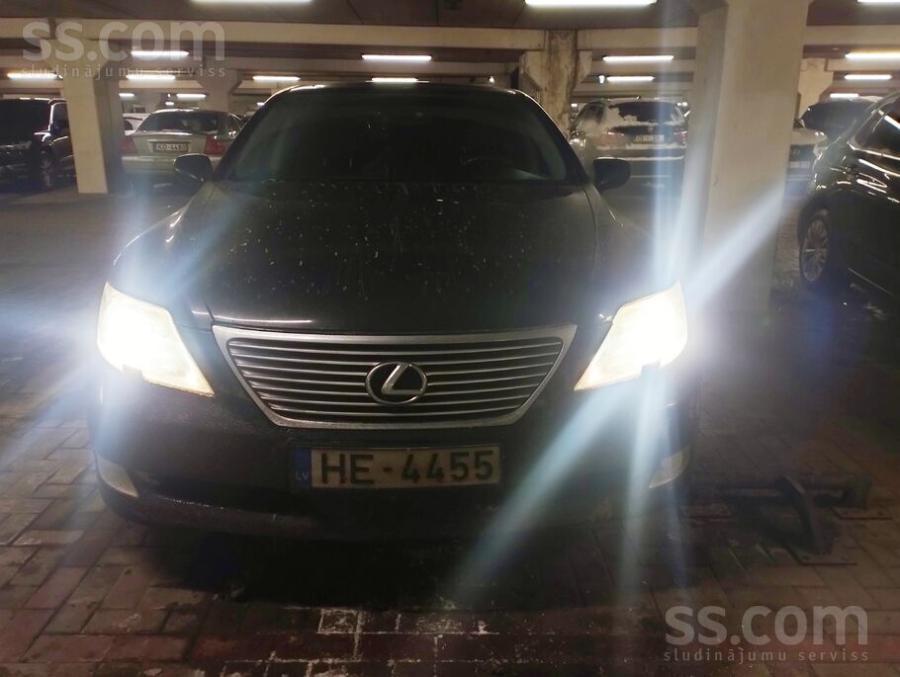 Black Lexus LS 2008 in Riga, with an engine capacity of 4.60 L and mileage of 151 thousand km for 6000 €, photo 1 on AUTOMOTO.COM.LV