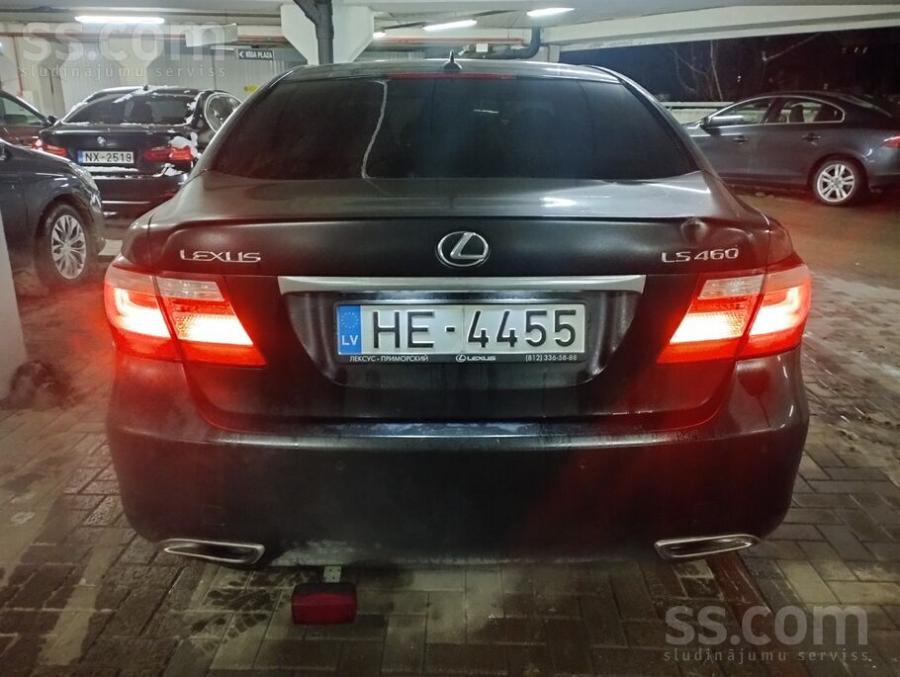 Black Lexus LS 2008 in Riga, with an engine capacity of 4.60 L and mileage of 151 thousand km for 6000 €, photo 3 on AUTOMOTO.COM.LV