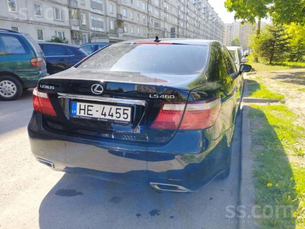 Черный Лексус ЛС 2008 в Рига, объемом двигателя 4.60 л и пробегом 155 тыс. км за 4800 €, фото 5 на AUTOMOTO.COM.LV