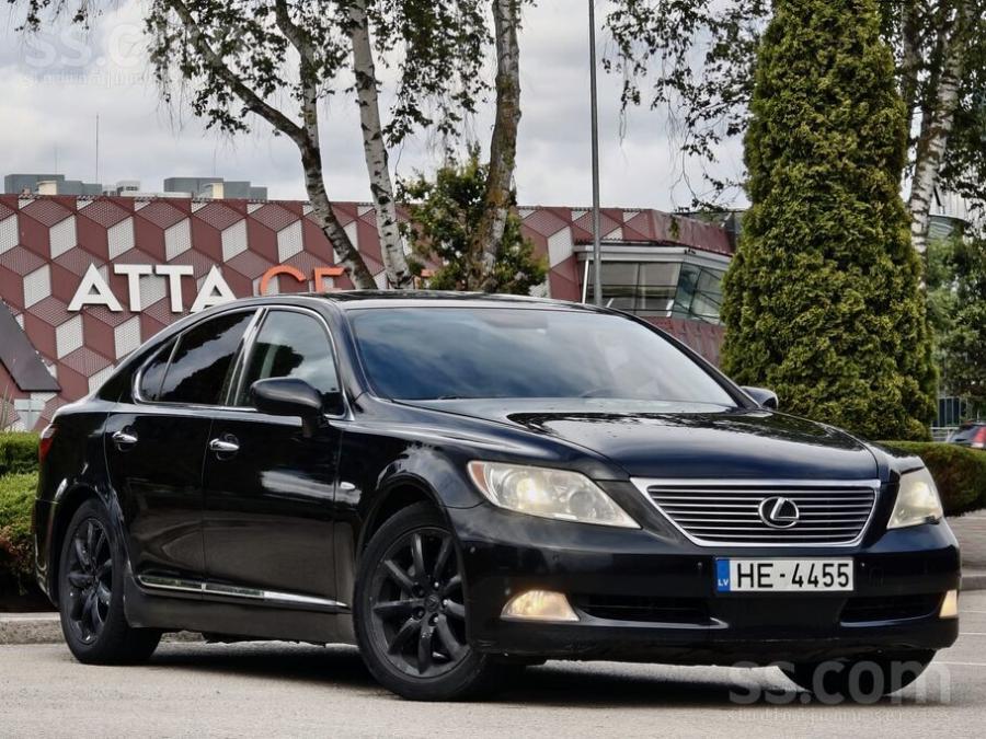Black Lexus LS 2008 in Riga, with an engine capacity of 4.60 L and mileage of 0 thousand km for 8000 €, photo 1 on AUTOMOTO.COM.LV