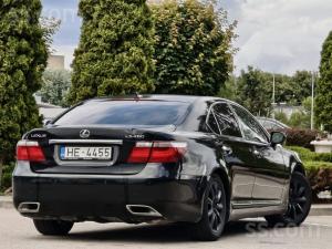Black Lexus LS 2008 in Riga, with an engine capacity of 4.60 L and mileage of 0 thousand km for 8000 €, photo 9 on AUTOMOTO.COM.LV