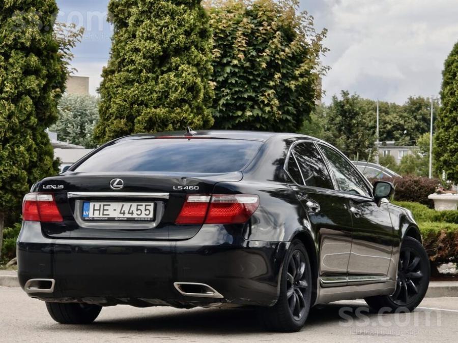 Black Lexus LS 2008 in Riga, with an engine capacity of 4.60 L and mileage of 0 thousand km for 8000 €, photo 9 on AUTOMOTO.COM.LV