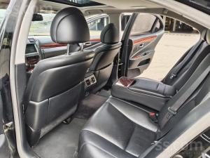 Black Lexus LS 2008 in Riga, with an engine capacity of 4.60 L and mileage of 0 thousand km for 8000 €, photo 11 on AUTOMOTO.COM.LV