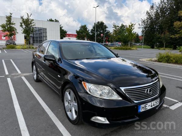 Черный Лексус ЛС 2008 в Рига, объемом двигателя 4.60 л и пробегом 155 тыс. км за 7950 €, фото 2 на AUTOMOTO.COM.LV