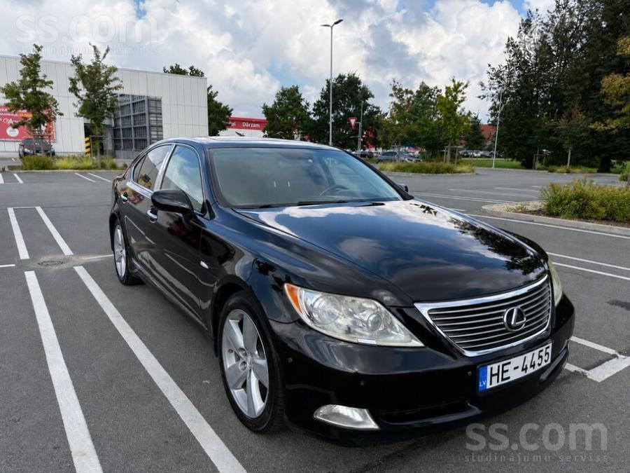 Черный Лексус ЛС 2008 в Рига, объемом двигателя 4.60 л и пробегом 155 тыс. км за 7950 €, фото 3 на AUTOMOTO.COM.LV