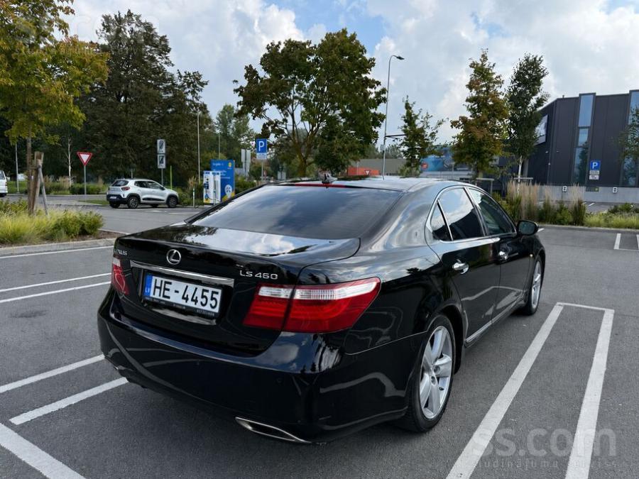 Черный Лексус ЛС 2008 в Рига, объемом двигателя 4.60 л и пробегом 155 тыс. км за 7950 €, фото 4 на AUTOMOTO.COM.LV