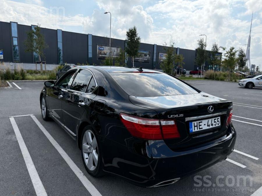 Черный Лексус ЛС 2008 в Рига, объемом двигателя 4.60 л и пробегом 155 тыс. км за 7950 €, фото 5 на AUTOMOTO.COM.LV