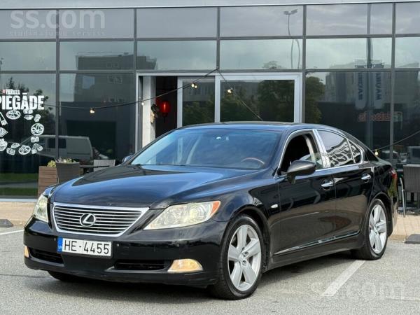 Melns Lexus LS 2008 Rīga, ar dzinēja tilpumu 4.60 L un nobraukumu 155 tūkst. km par 7000 €, foto 1 vietnē AUTOMOTO.COM.LV