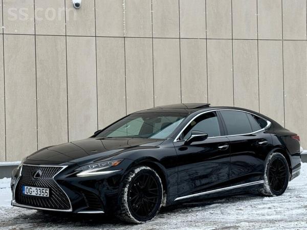 Black Lexus LS 2018 in Riga, with an engine capacity of 3.50 L and mileage of 92 thousand km for 35000 €, photo 2 on AUTOMOTO.COM.LV