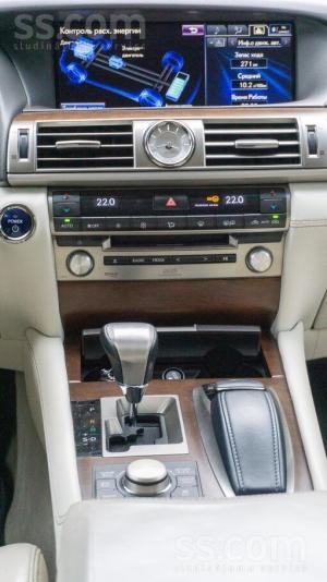 Zils Lexus LS 2013 Rīga, ar dzinēja tilpumu 5.00 L un nobraukumu 287 tūkst. km par 23590 €, foto 13 vietnē AUTOMOTO.COM.LV