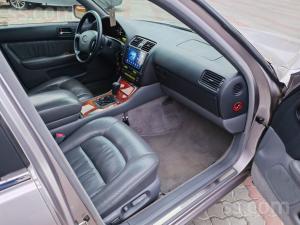Pelēks Lexus LS 1998 Rīga, ar dzinēja tilpumu 4.00 L un nobraukumu 350 tūkst. km par 9480 €, foto 8 vietnē AUTOMOTO.COM.LV