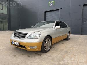 Pelēks Lexus LS 2001 Rīga, ar dzinēja tilpumu 4.30 L un nobraukumu 263 tūkst. km par 11500 €, foto  vietnē AUTOMOTO.COM.LV