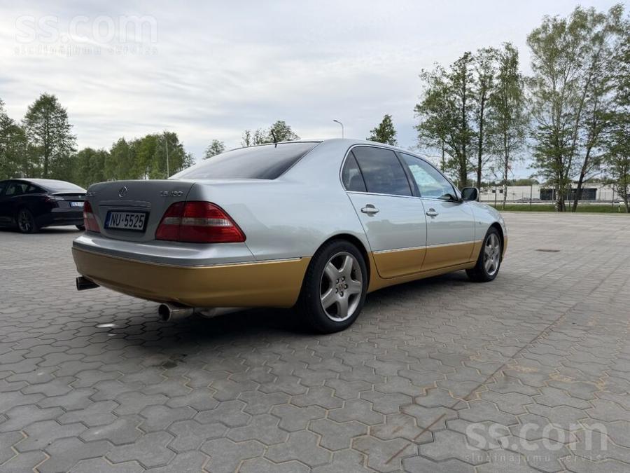 Grey Lexus LS 2001 in Riga, with an engine capacity of 4.30 L and mileage of 263 thousand km for 11500 €, photo 6 on AUTOMOTO.COM.LV
