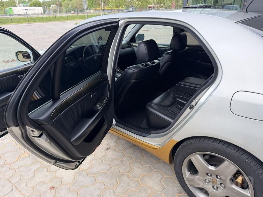 Grey Lexus LS 2001 in Riga, with an engine capacity of 4.30 L and mileage of 263 thousand km for 11500 €, photo 23 on AUTOMOTO.COM.LV