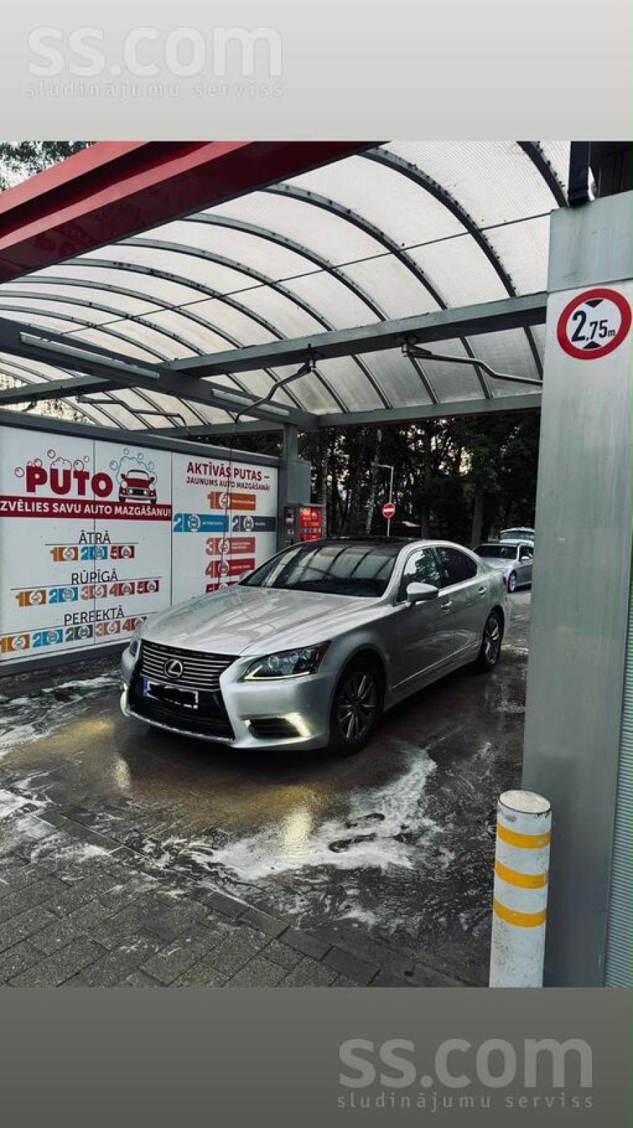 Grey Lexus LS 2013 in Riga, with an engine capacity of 4.60 L and mileage of 191 thousand km for 13800 €, photo 8 on AUTOMOTO.COM.LV