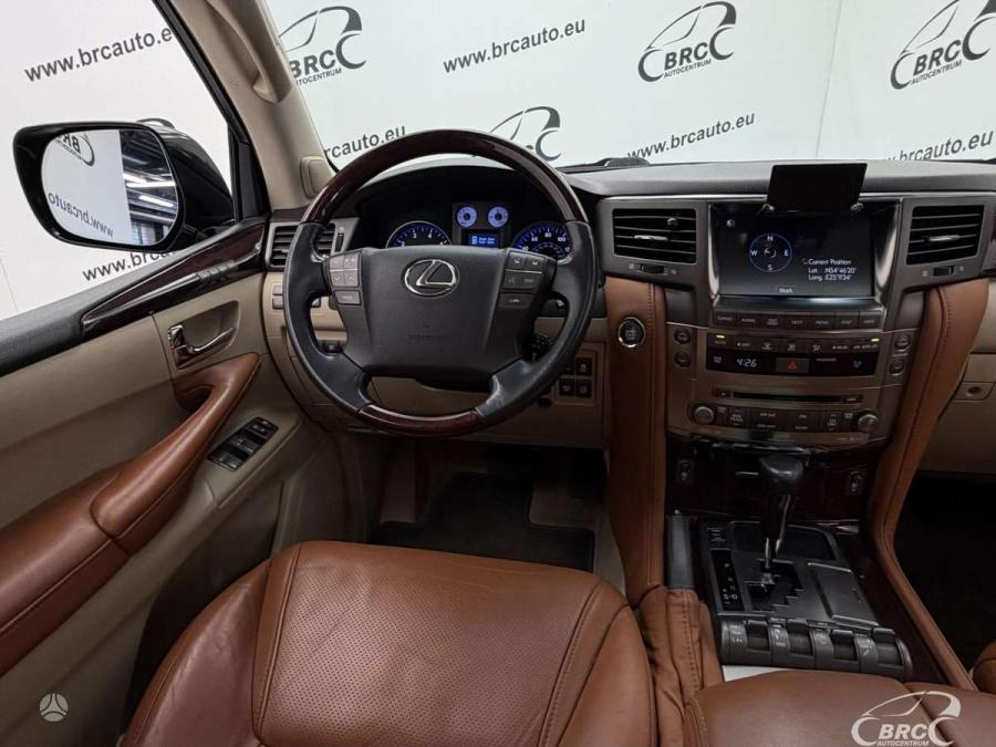 Черный Лексус LX 570 2008 в Вильнюс, объемом двигателя 5.66 л и пробегом 282 тыс. км за 28500 €, фото 19 на AUTOMOTO.COM.LV