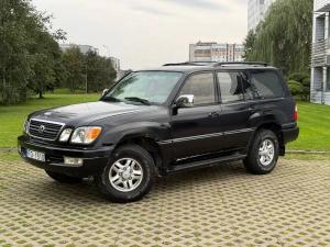 Melns Lexus LX 1999 Rīga, ar dzinēja tilpumu 4.70 L un nobraukumu 134 tūkst. km par 4890 €, foto  vietnē AUTOMOTO.COM.LV