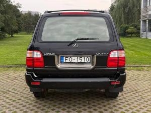 Black Lexus LX 1999 in Riga, with an engine capacity of 4.70 L and mileage of 134 thousand km for 4890 €, photo 5 on AUTOMOTO.COM.LV