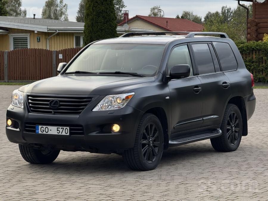 Black Lexus LX 2011 in Riga, with an engine capacity of 5.70 L and mileage of 76 thousand km for 33000 €, photo 1 on AUTOMOTO.COM.LV