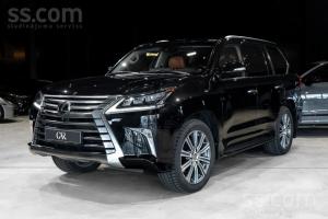 Melns Lexus LX 2017 Rīga, ar dzinēja tilpumu 5.70 L un nobraukumu 83 tūkst. km par 74500 €, foto  vietnē AUTOMOTO.COM.LV