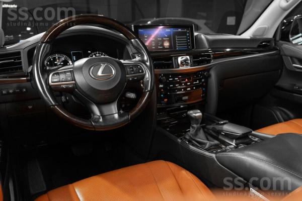 Melns Lexus LX 2017 Rīga, ar dzinēja tilpumu 5.70 L un nobraukumu 83 tūkst. km par 74500 €, foto 10 vietnē AUTOMOTO.COM.LV
