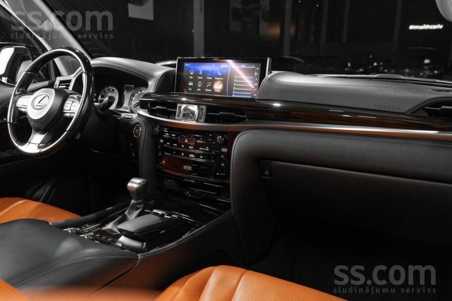 Melns Lexus LX 2017 Rīga, ar dzinēja tilpumu 5.70 L un nobraukumu 83 tūkst. km par 74500 €, foto 13 vietnē AUTOMOTO.COM.LV