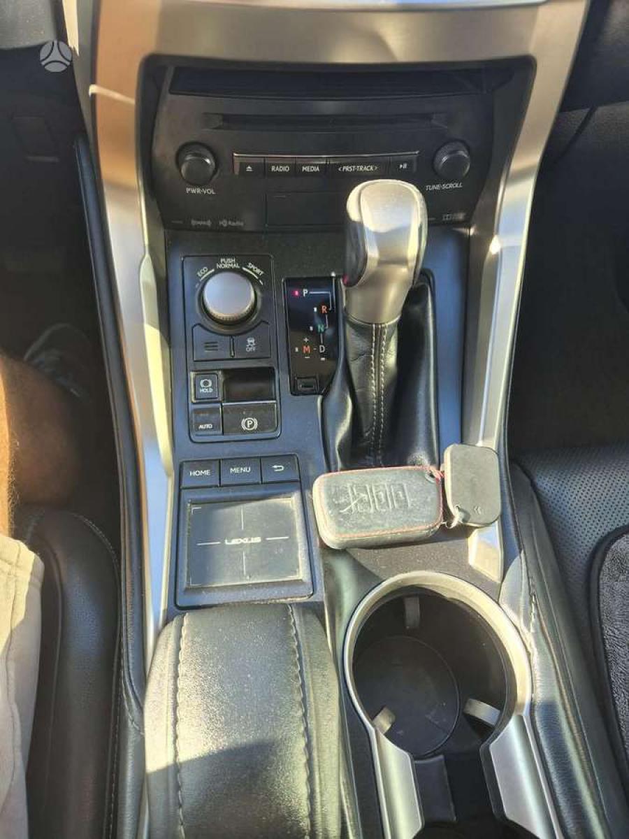 Black Lexus NX 200t 2016 in Siauliai, with an engine capacity of 2.00 L and mileage of 149 thousand km for 18800 €, photo 17 on AUTOMOTO.COM.LV
