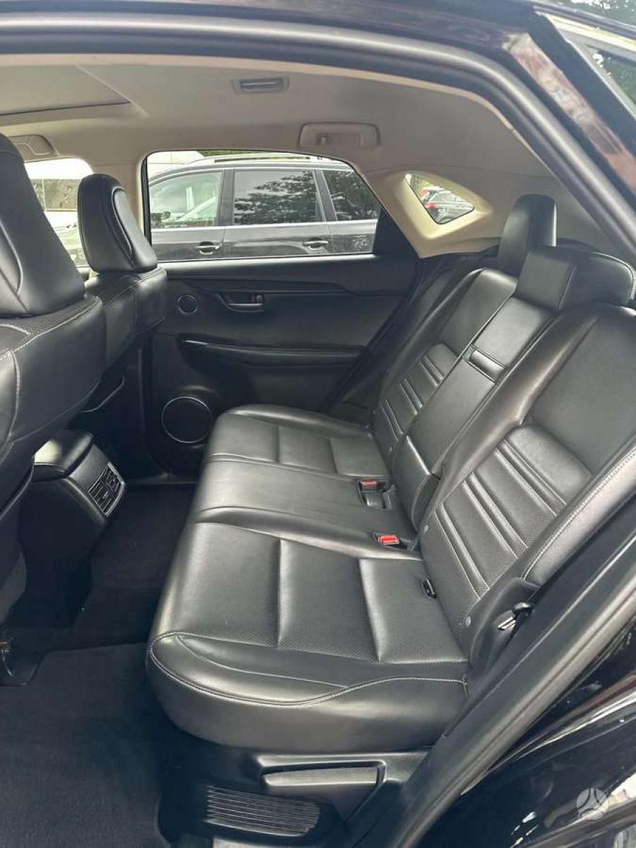 Black Lexus NX 200t 2016 in Siauliai, with an engine capacity of 2.00 L and mileage of 149 thousand km for 18800 €, photo 21 on AUTOMOTO.COM.LV