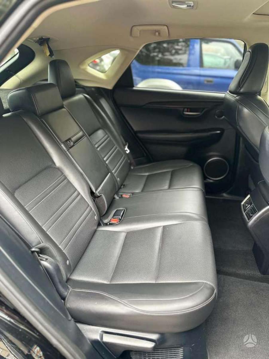 Black Lexus NX 200t 2016 in Siauliai, with an engine capacity of 2.00 L and mileage of 149 thousand km for 18800 €, photo 27 on AUTOMOTO.COM.LV