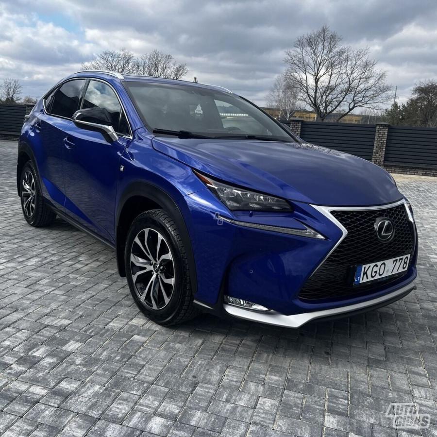 Синий Лексус NX 200t 2015 в Каунас, объемом двигателя 2.00 л и пробегом 99 тыс. км за 18400 €, фото 1 на AUTOMOTO.COM.LV