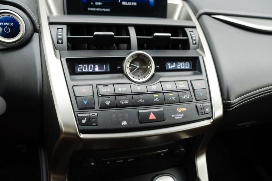 Beige Lexus NX 300h 2017 in Marupe, with an engine capacity of 2.50 L and mileage of 122 thousand km for 21350 €, photo 17 on AUTOMOTO.COM.LV