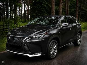 Melns Lexus NX 300h 2014 Viļņa, ar dzinēja tilpumu 2.49 L un nobraukumu 277 tūkst. km par 19500 €, foto  vietnē AUTOMOTO.COM.LV