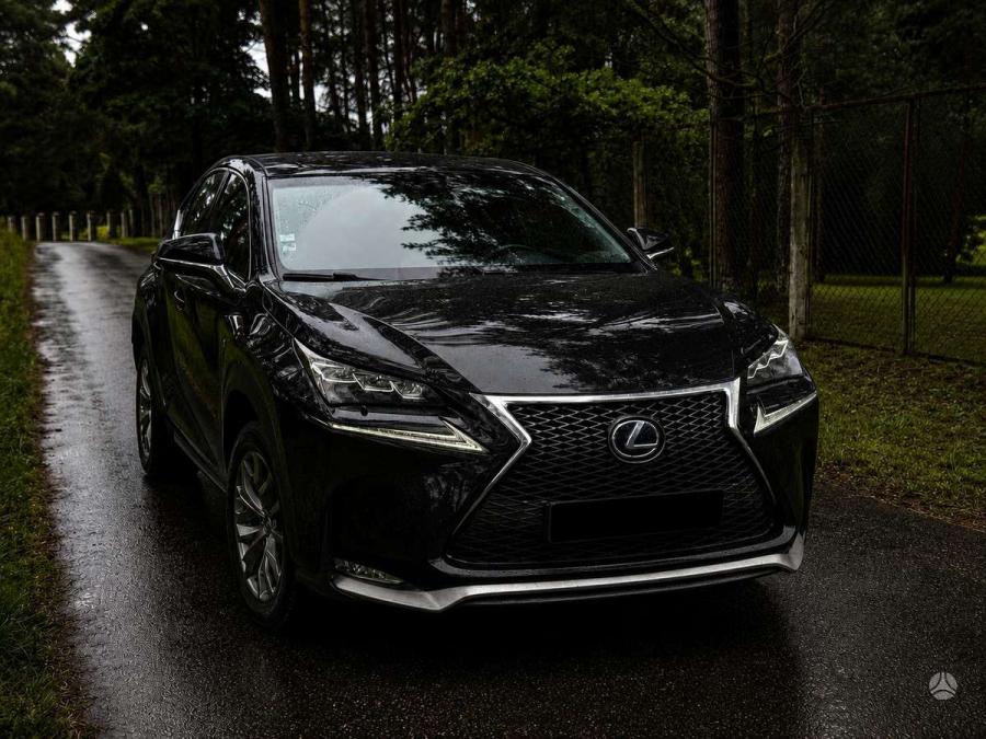 Melns Lexus NX 300h 2014 Viļņa, ar dzinēja tilpumu 2.49 L un nobraukumu 277 tūkst. km par 19500 €, foto 5 vietnē AUTOMOTO.COM.LV
