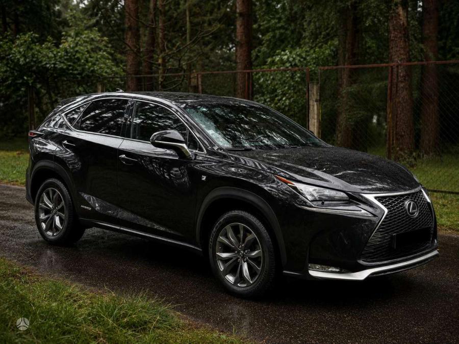 Melns Lexus NX 300h 2014 Viļņa, ar dzinēja tilpumu 2.49 L un nobraukumu 277 tūkst. km par 19500 €, foto 7 vietnē AUTOMOTO.COM.LV