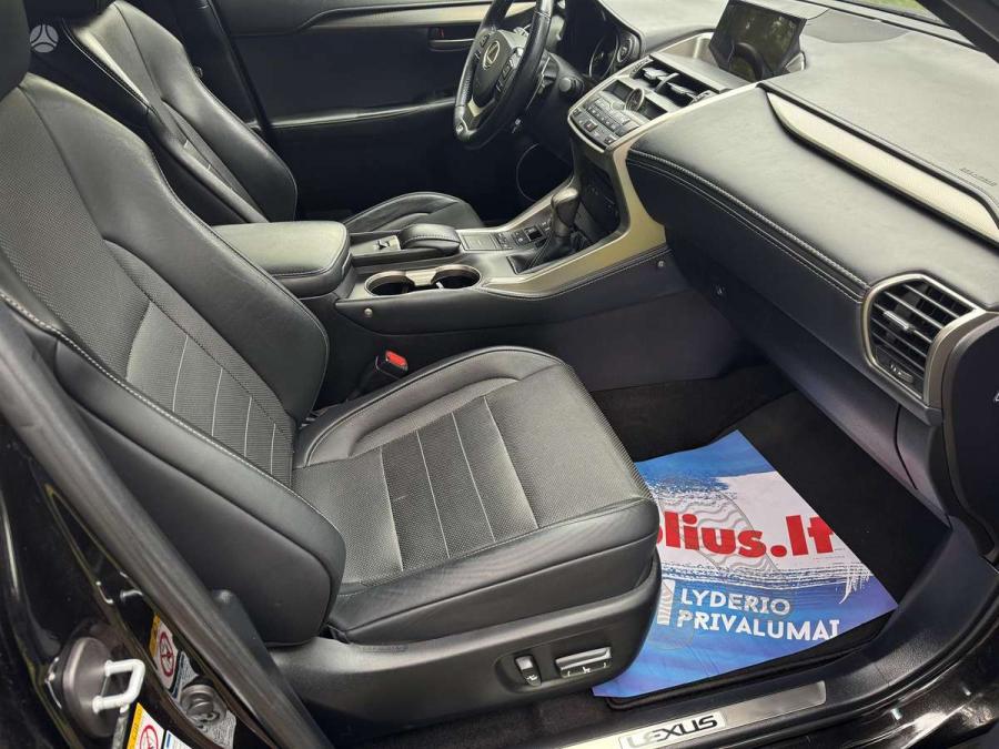 Melns Lexus NX 300h 2014 Viļņa, ar dzinēja tilpumu 2.49 L un nobraukumu 277 tūkst. km par 19500 €, foto 16 vietnē AUTOMOTO.COM.LV