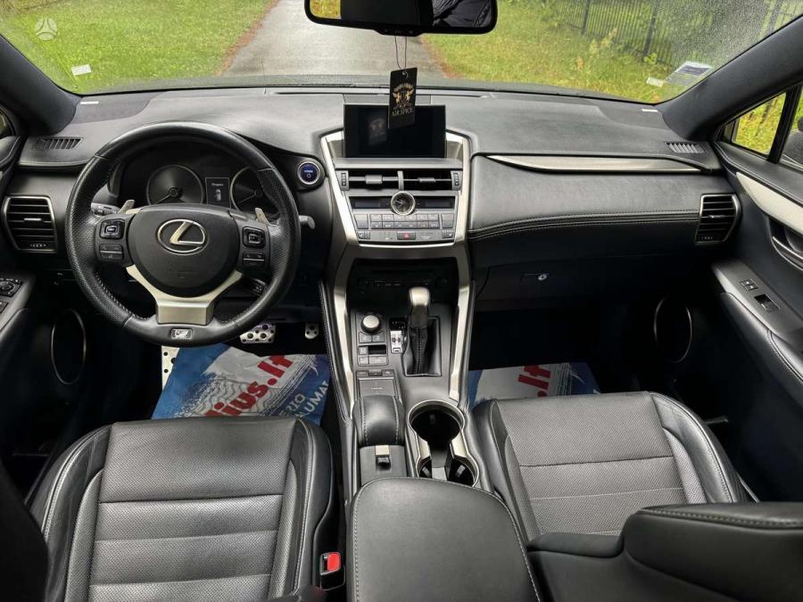Melns Lexus NX 300h 2014 Viļņa, ar dzinēja tilpumu 2.49 L un nobraukumu 277 tūkst. km par 19500 €, foto 17 vietnē AUTOMOTO.COM.LV