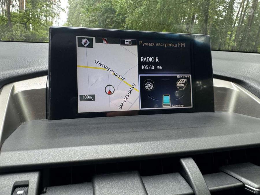 Melns Lexus NX 300h 2014 Viļņa, ar dzinēja tilpumu 2.49 L un nobraukumu 277 tūkst. km par 19500 €, foto 27 vietnē AUTOMOTO.COM.LV